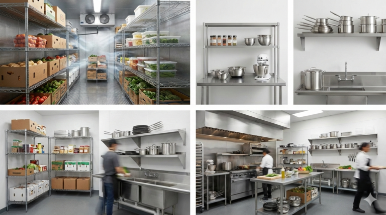 Wall Shelves & Wire Racks - Express KitchQuip